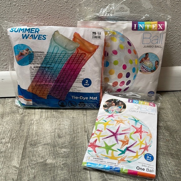 Intex & Summer Waves | Accessories | Summer Fun Triple Bundle | Poshmark